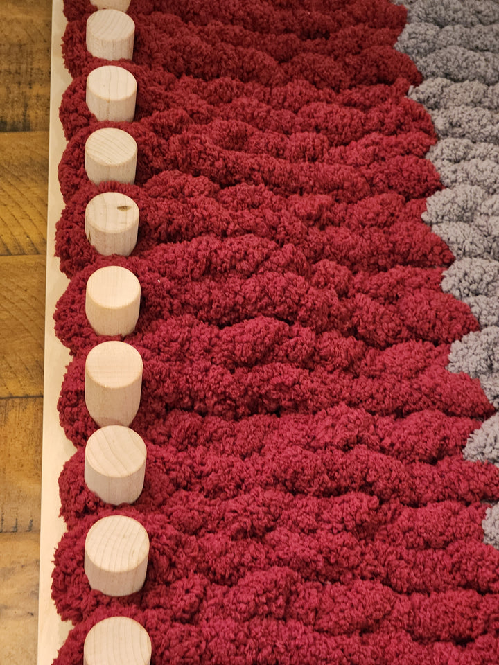 The Original Chunky Blanket Loom-Create Beautiful Chunky Knit Blankets ...