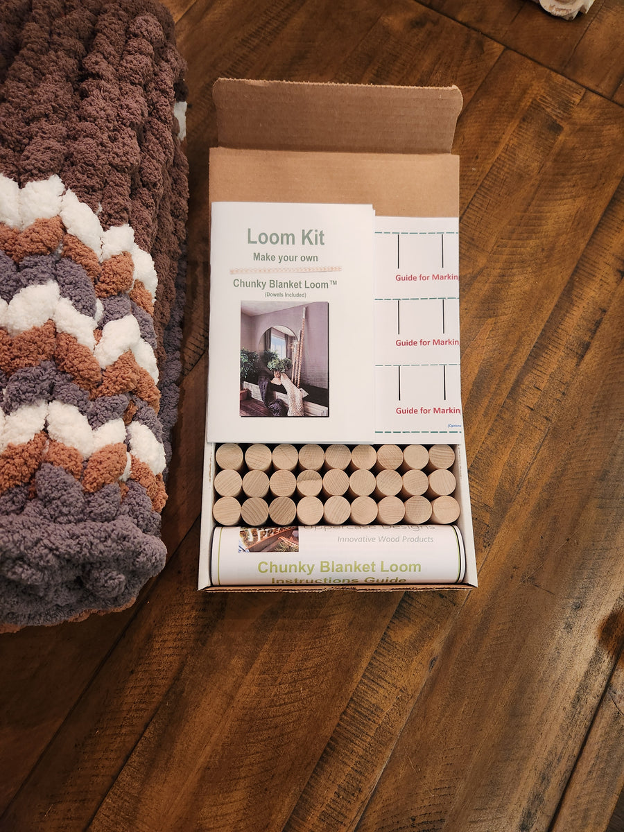 How to make Chunky Blanket Loom – Uppercase Designs